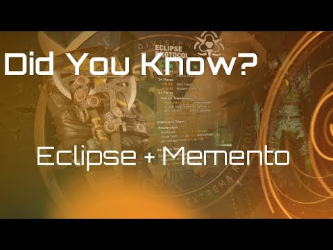 Division 2: Did You Know? Memento On Eclipse - YouTube