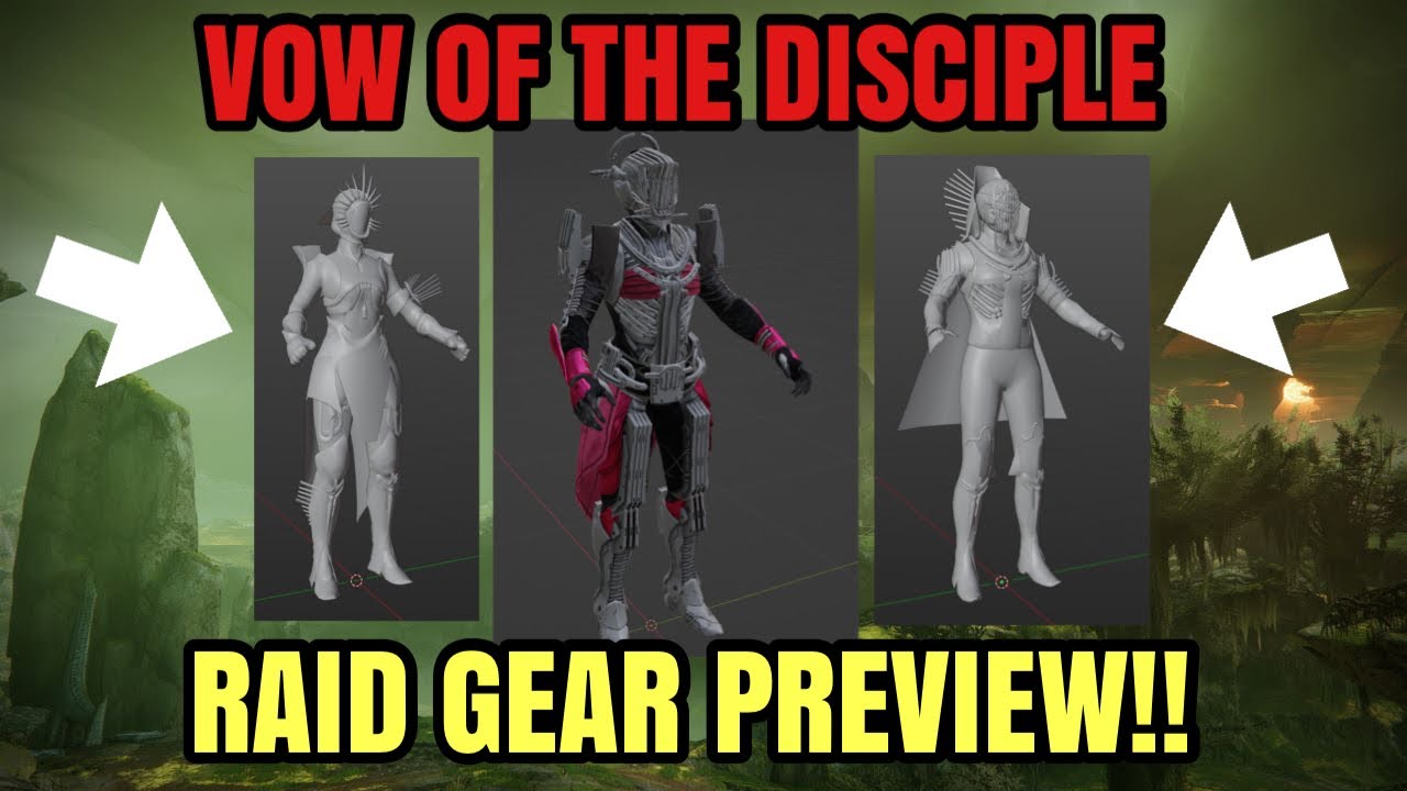 Destiny 2 | NEW VOW OF THE DISCIPLE RAID ARMOR PREVIEW!! - YouTube