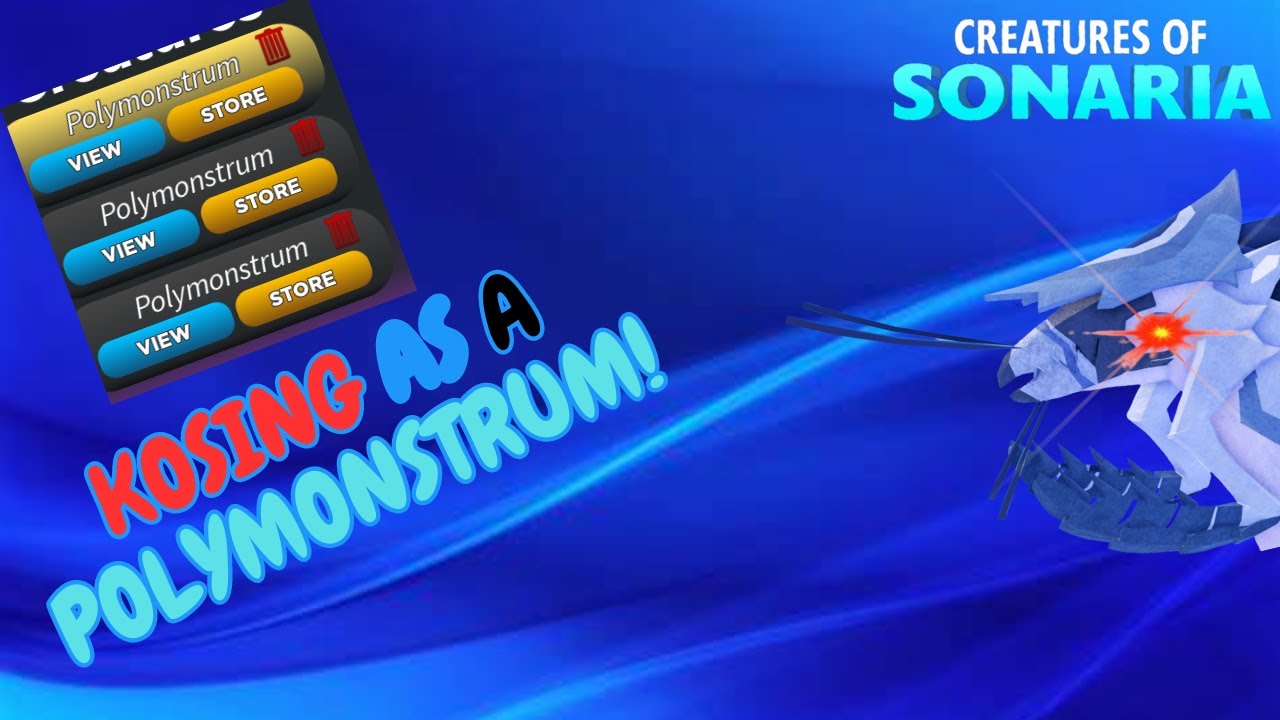 KOSING as a Polymonstrum | Creatures of Sonaria! - YouTube