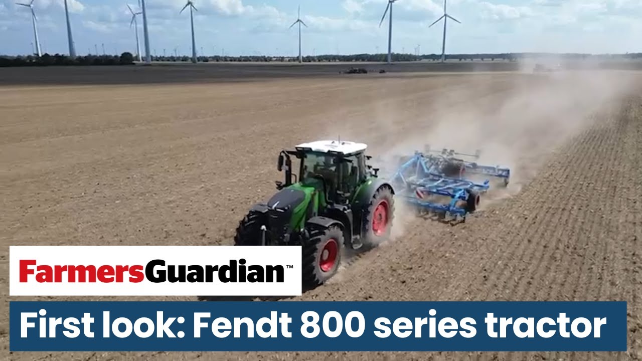 First Look: Fendt launch new 800 Series tractor - YouTube