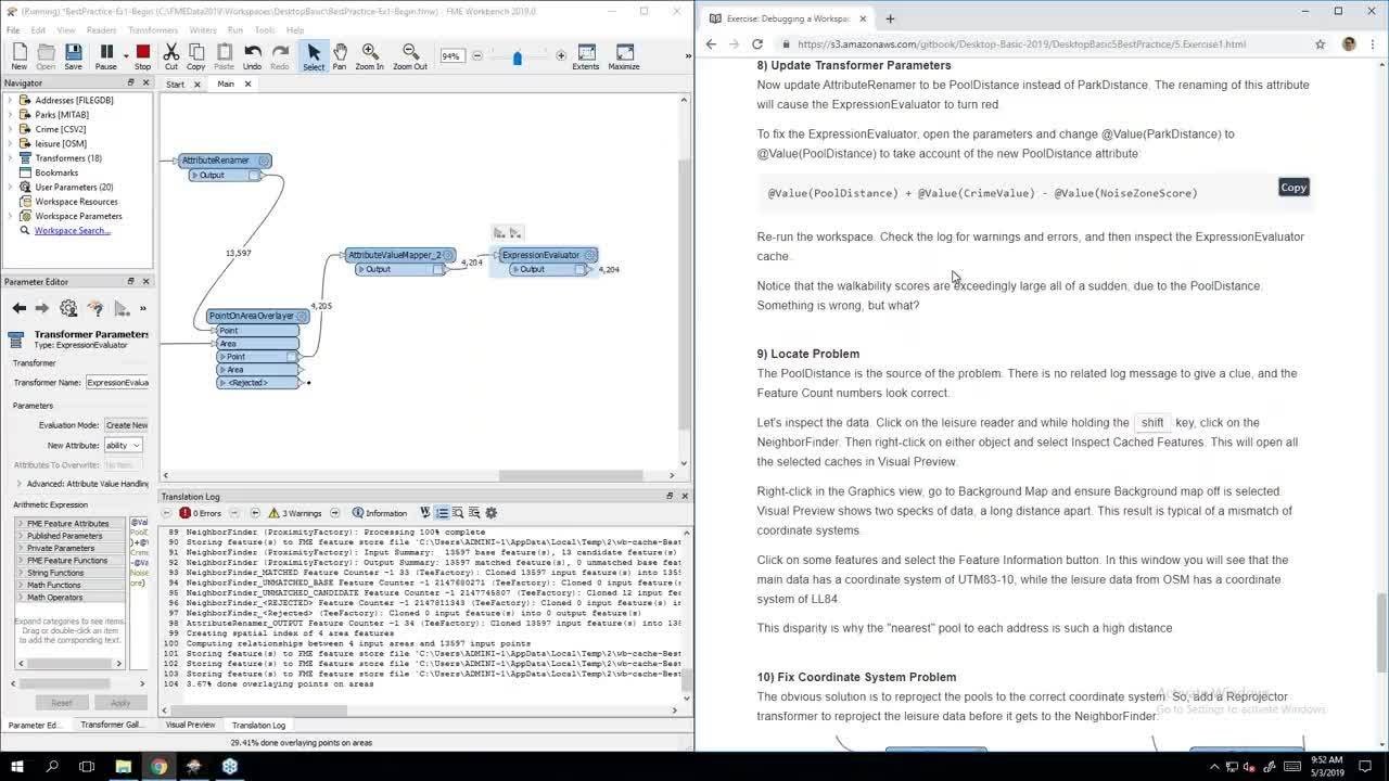 2019 FME Desktop Basic Training Course Day 5 - YouTube