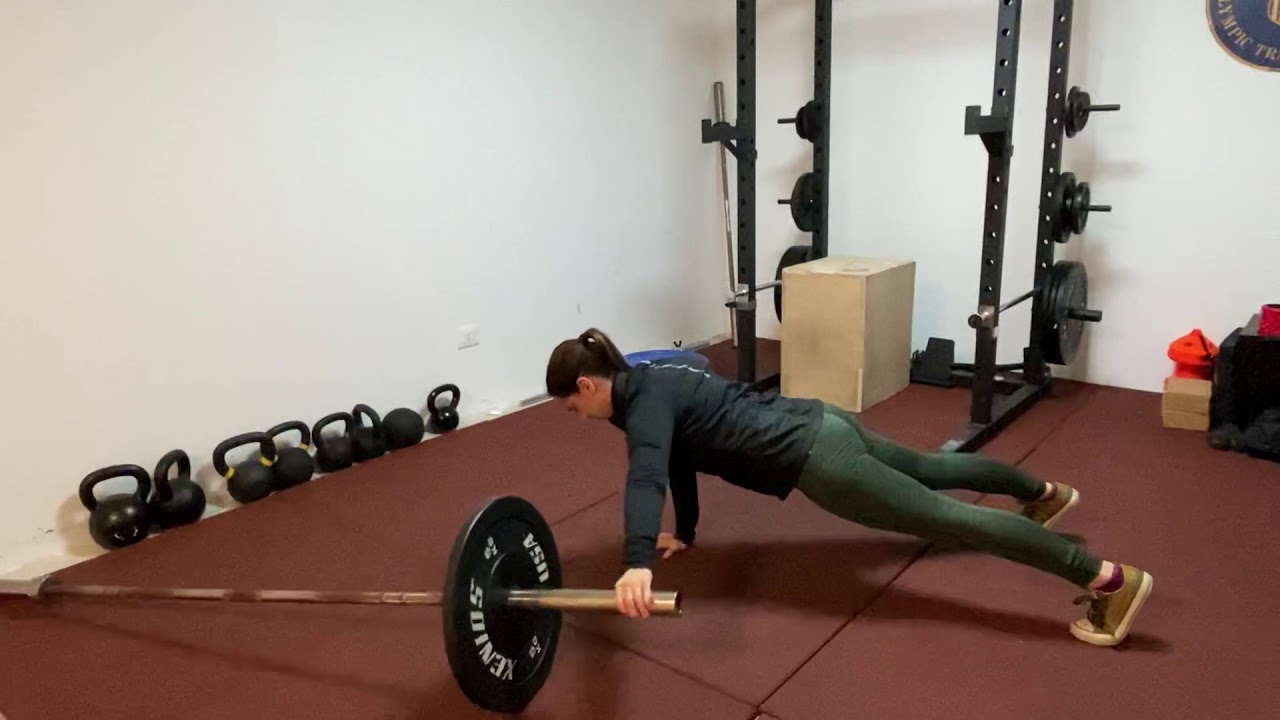 Landmine Plank Lateral Roll-out - YouTube