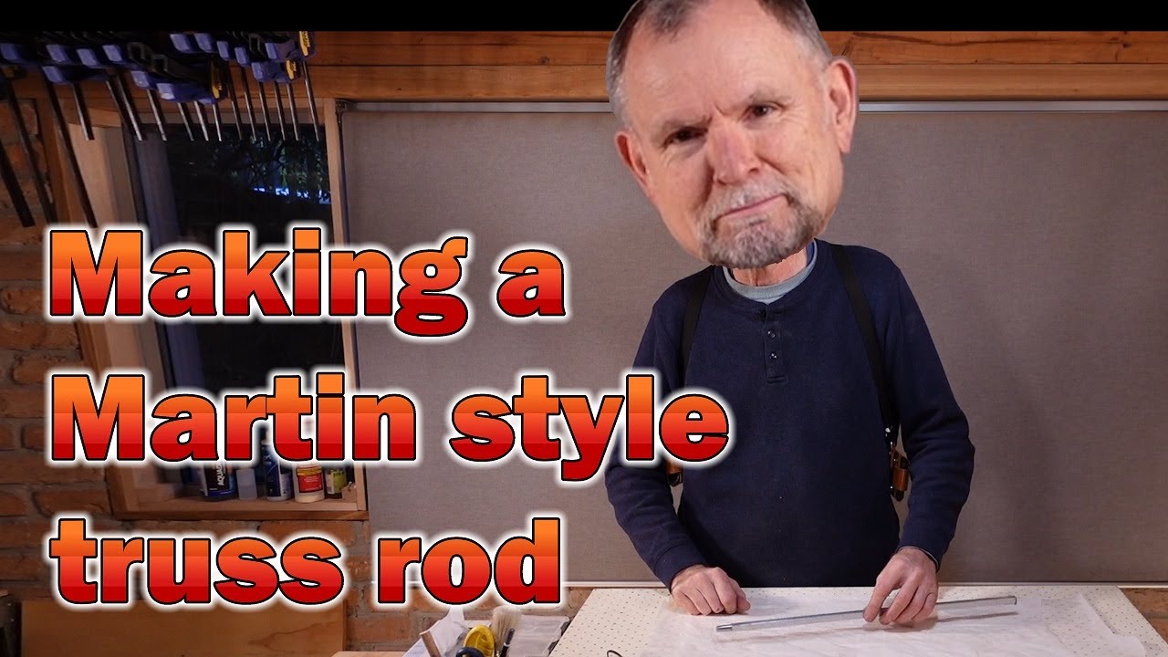 How to make a Martin-style acoustic guitar truss rod from scratch - YouTube