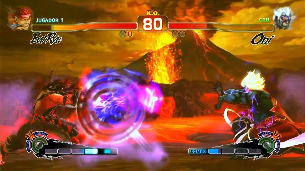 EVIL RYU VS ONI - STREET FIGHTER IV - YouTube