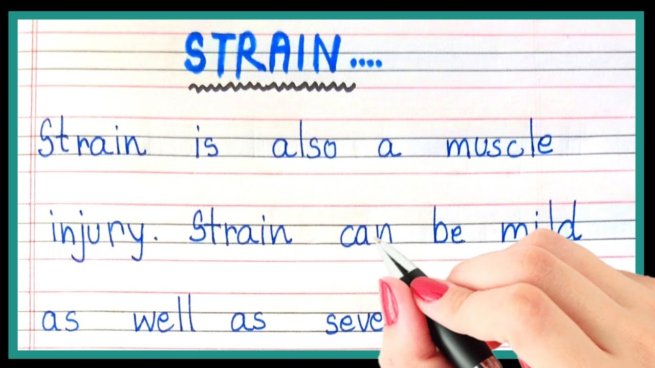 What is Strains | Definition of Strains | Short note on Strains ...