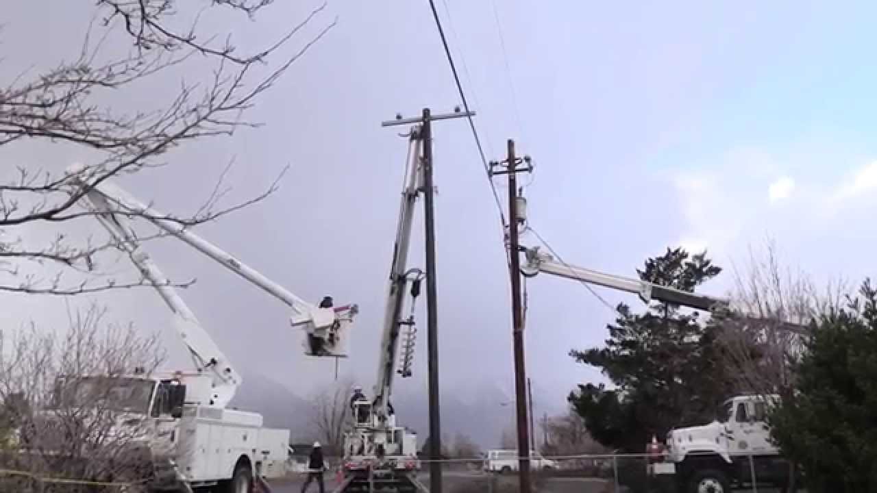 Power Line Replacement - YouTube