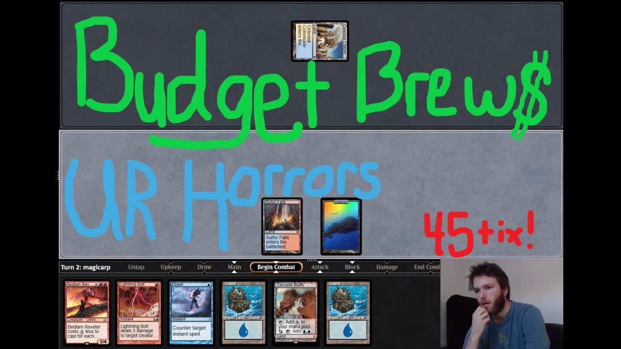 MTG - Modern Budget Brew (45 ticket) UR Horrors! - YouTube