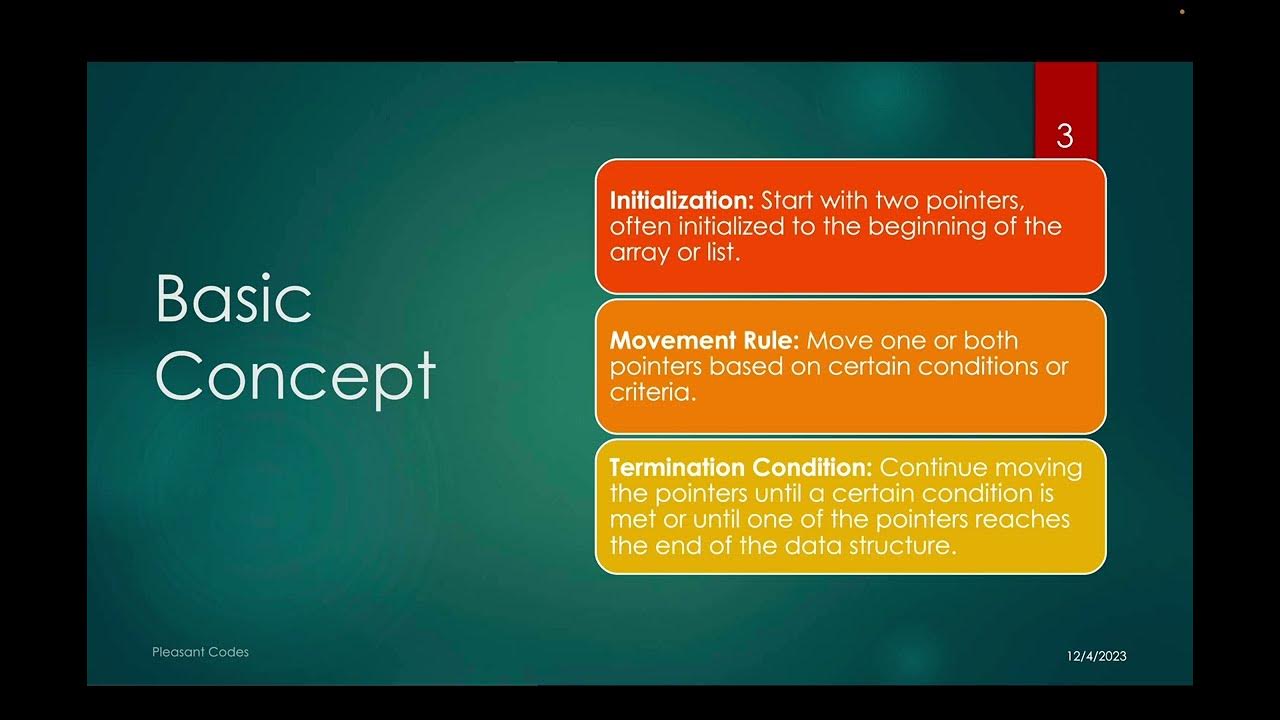 two pointers- An Efficient Approach For Solving Array, String And Linked List Problems - YouTube