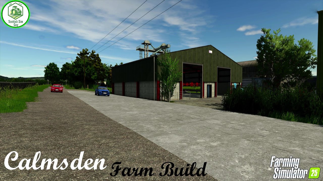 CALMSDEN FARM BUILD & TOUR / UK FARM BUILD / Farming Simulator 25 ...