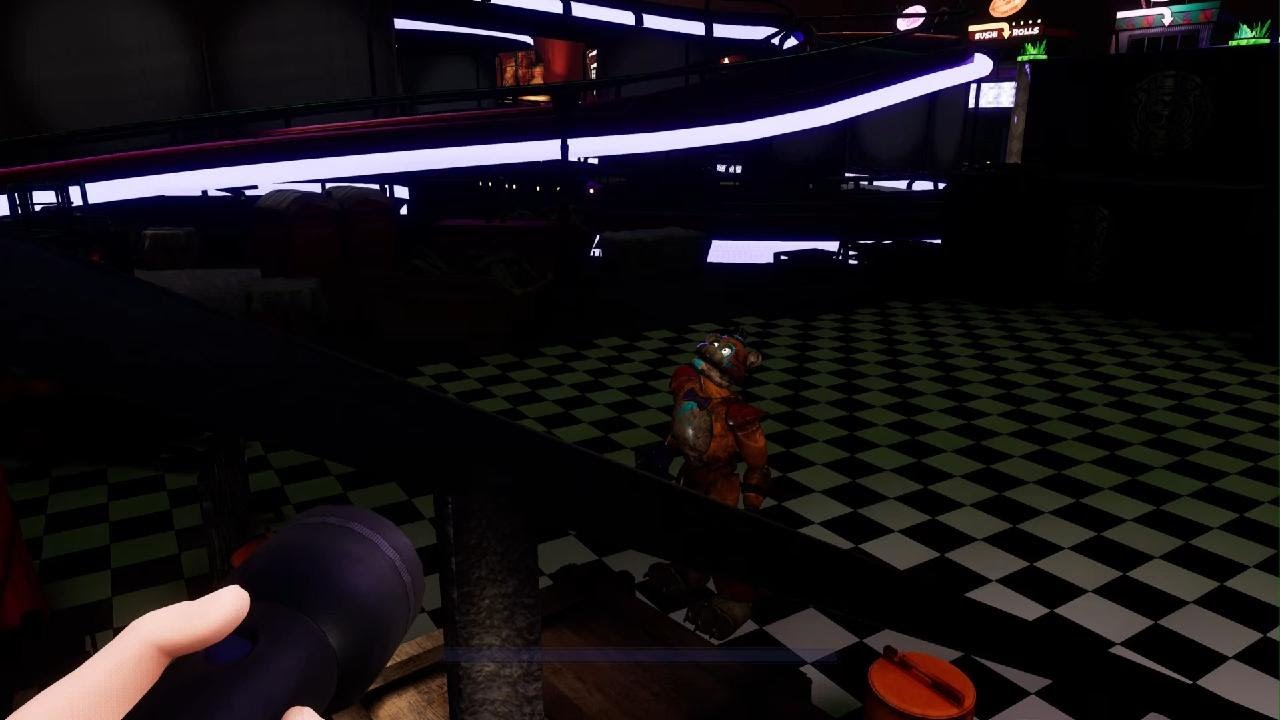 Glitching into the Roxy Raceway race track FNaF Security Breach - YouTube