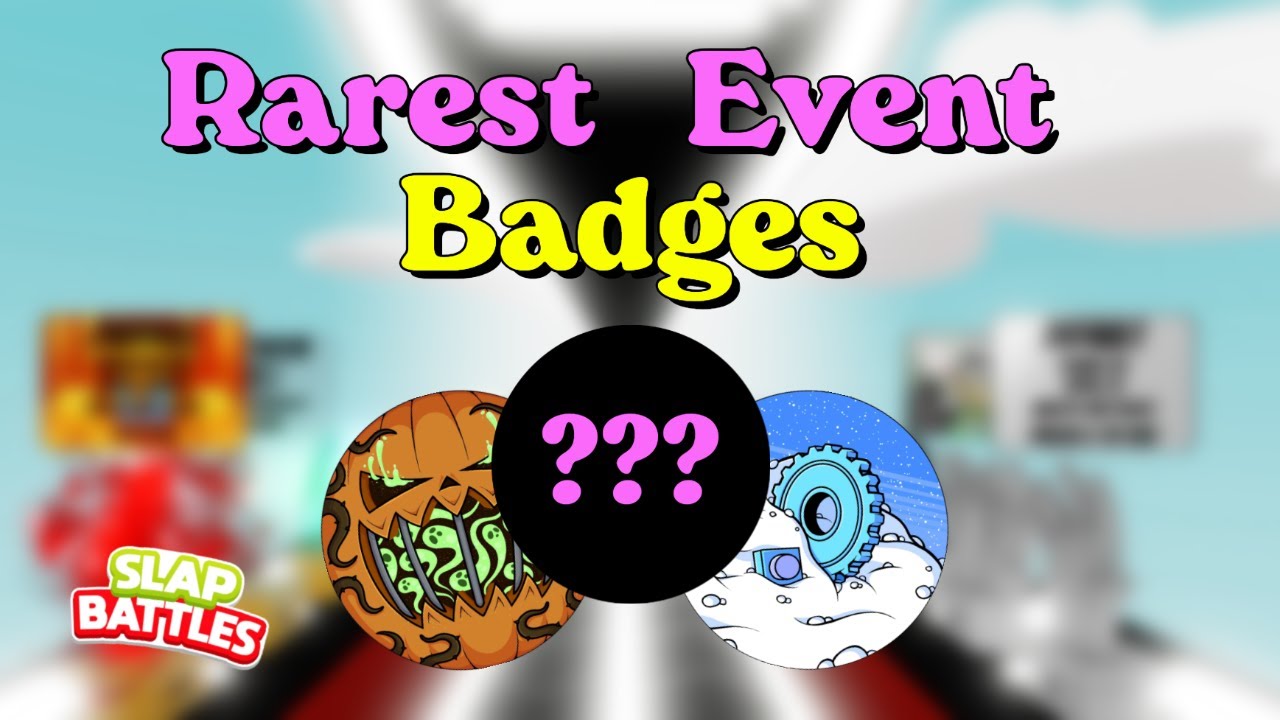 The RAREST Event Badges! | Slap Battles - YouTube