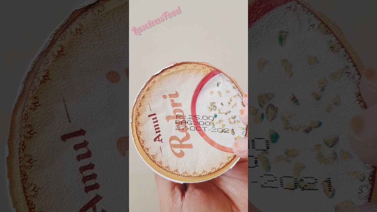 #shorts - Amul Rabri😋 - #dessert - YouTube