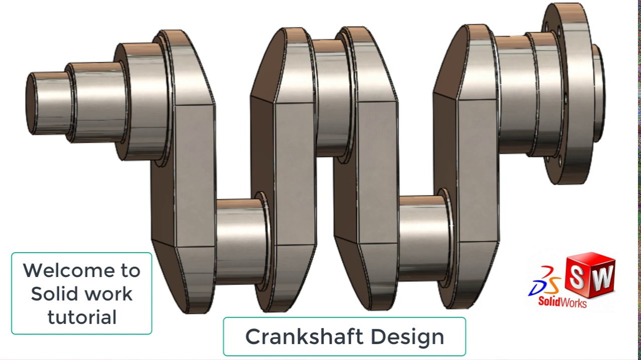 Solidwork tutorial :Crankcase design - YouTube