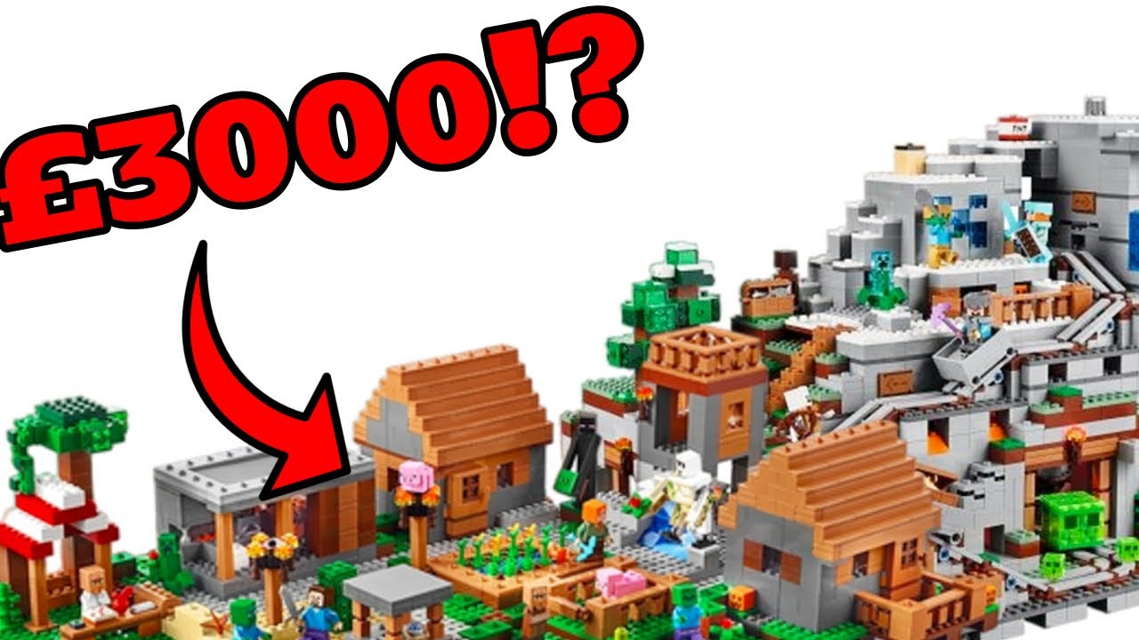 Why Is The Lego Minecraft VILLAGE And MOUNTAIN CAVE So Expensive? - YouTube