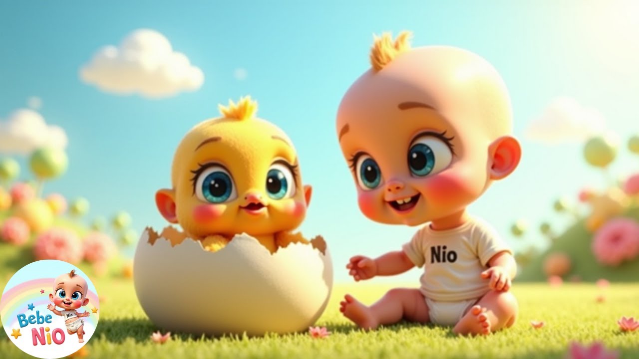 🐣 Little Chick Come Out! | Cute Baby Chick Song for Kids | Bebe Nio ...