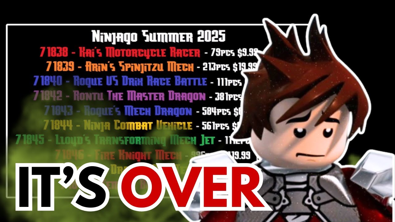 NINJAGO IS OVER | Ninjago 2025 Summer Set Leaks (NINJAGO 2025) - YouTube