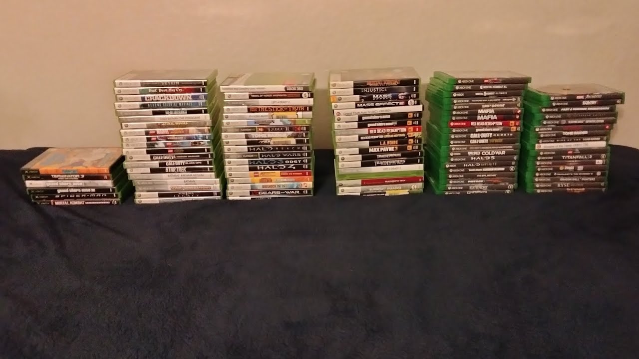 my mega Xbox game collection - YouTube