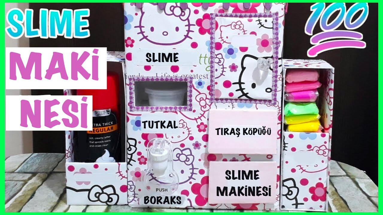 Kendin Yap Slime Makinesi DIY Slime Machine Çok Kolay Dobişko tv - YouTube