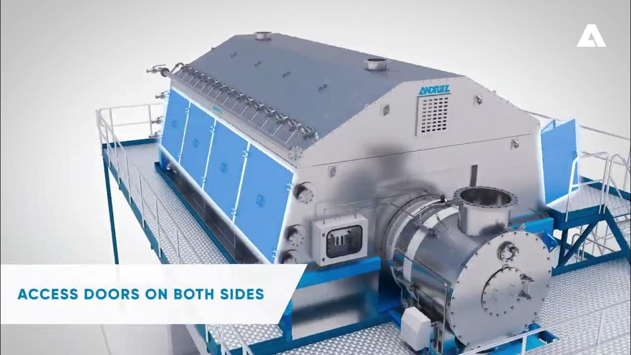 ANDRITZ LimeDry-H™ lime mud drying system - YouTube