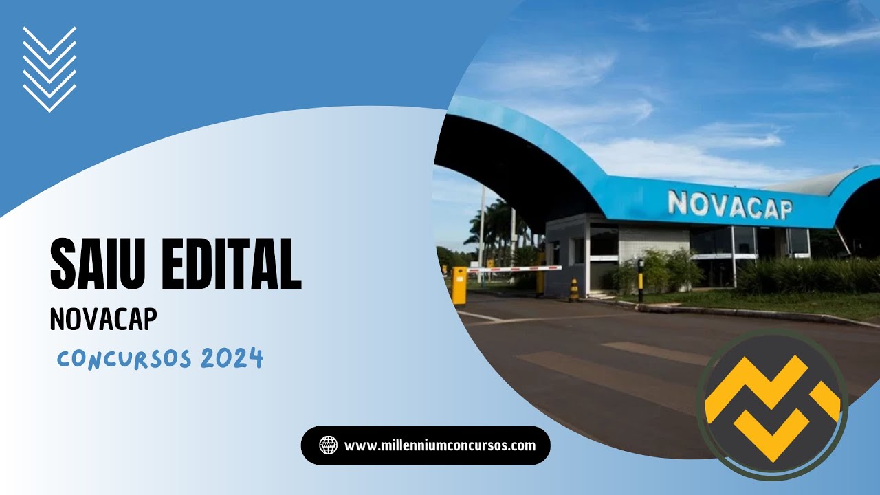 Apostila NOVACAP 2024 Técnico em Segurança Trabalho - YouTube