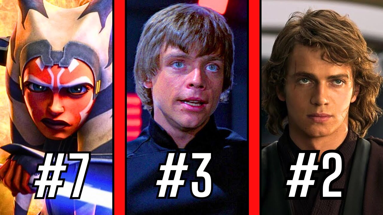 RANKING My TOP 10 Favorite Star Wars JEDI from WORST to BEST - YouTube