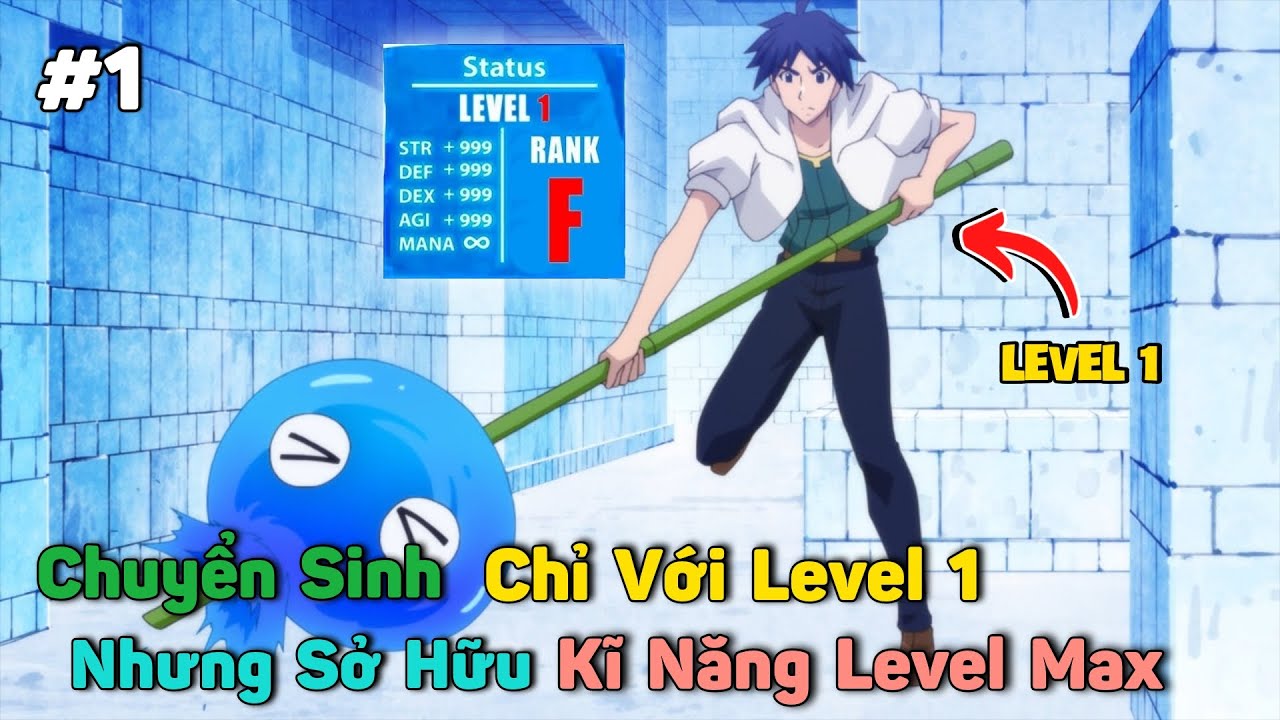 Tóm Tắt Anime: " Chuyển Sinh Chỉ Level 1 Nhưng Sở Hữu Kĩ Năng Level Max ...