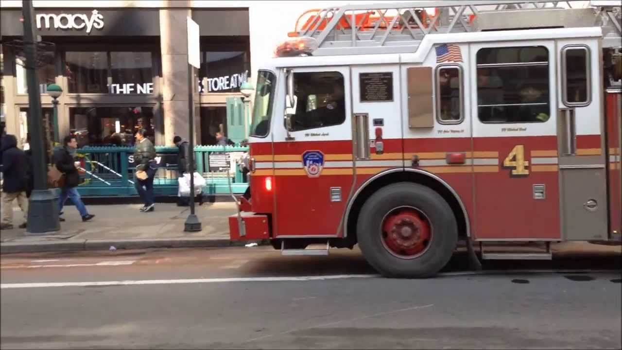 AFTERMATH OF FDNY ON SCENE OF TRANSFORMER FIRE WITH EXT. INTO SUBWAY ...