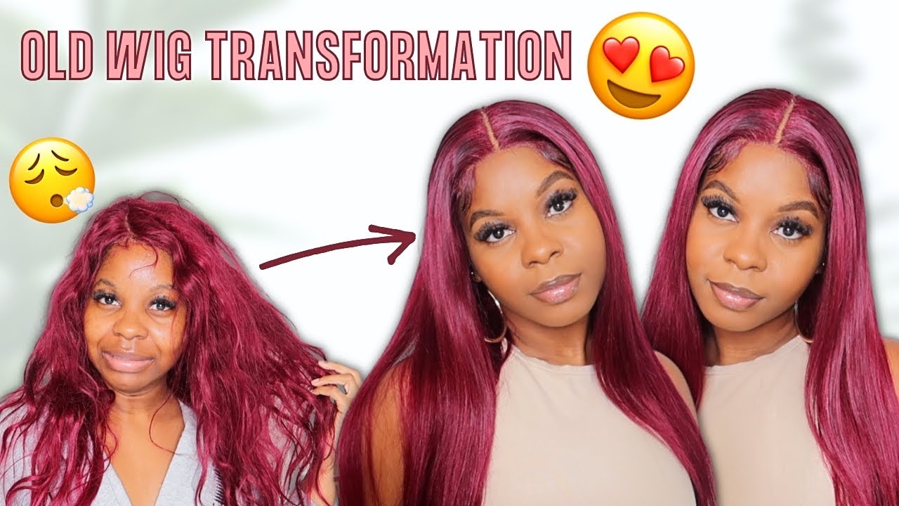 HOW TO REVIVE OLD WIG| WIG TRANSFORMATION| BEGINNER FRIENDLY| INSTALL ...