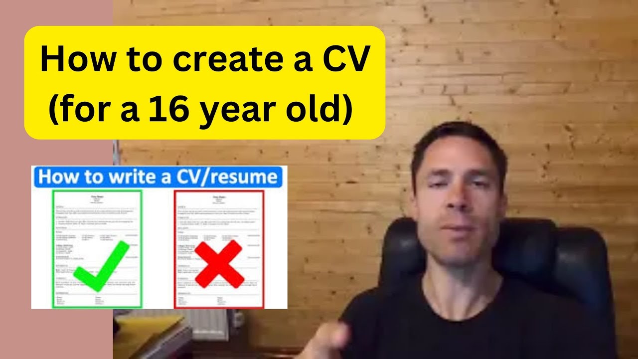 How to create a CV (for a 16 year old) // Make a perfect CV // Help me ...