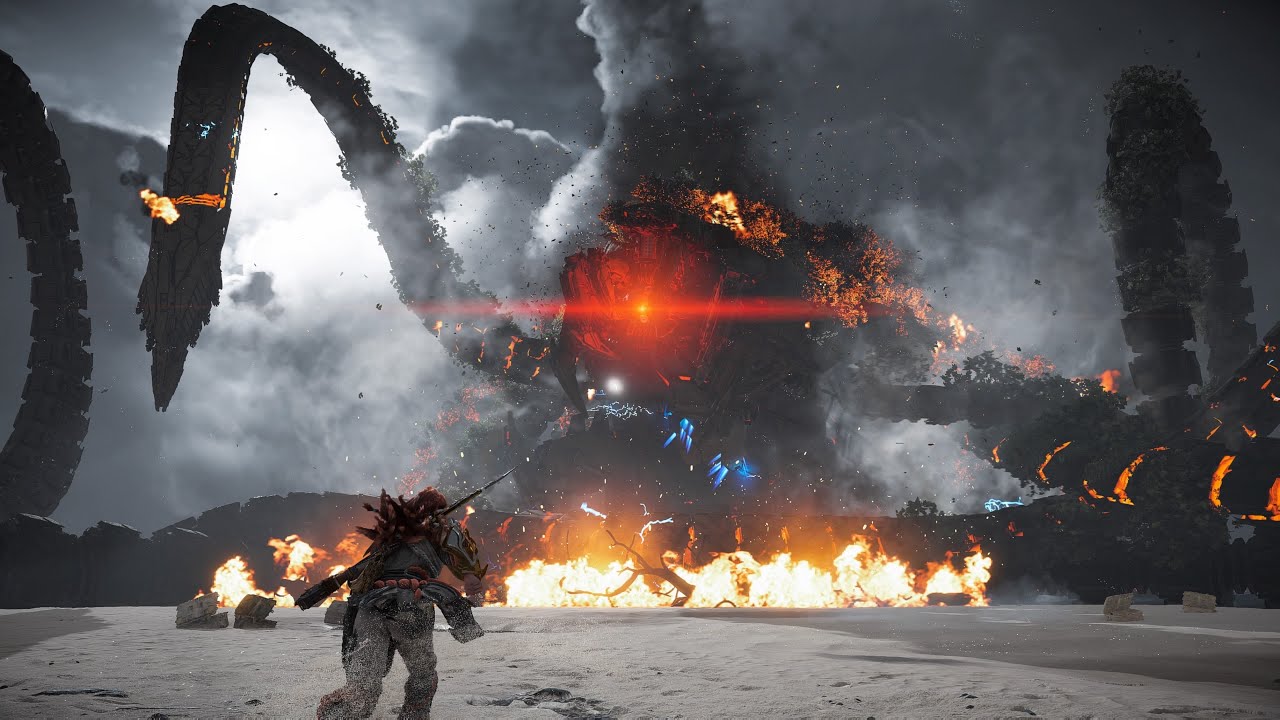 Aloy VS Horus - Batalla Final DLC - Horizon Forbidden West Burning ...