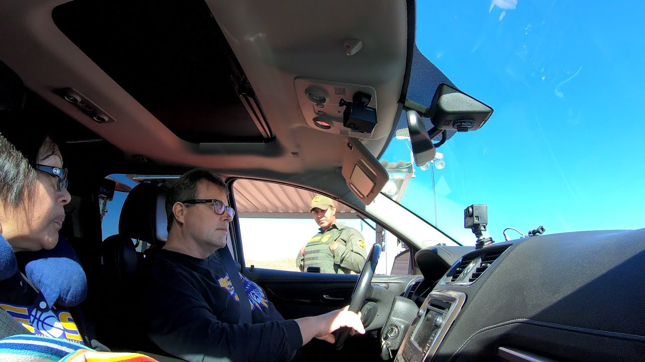 Running the Dog at Inland U.S. Border Patrol Immigration Checkpoint ...