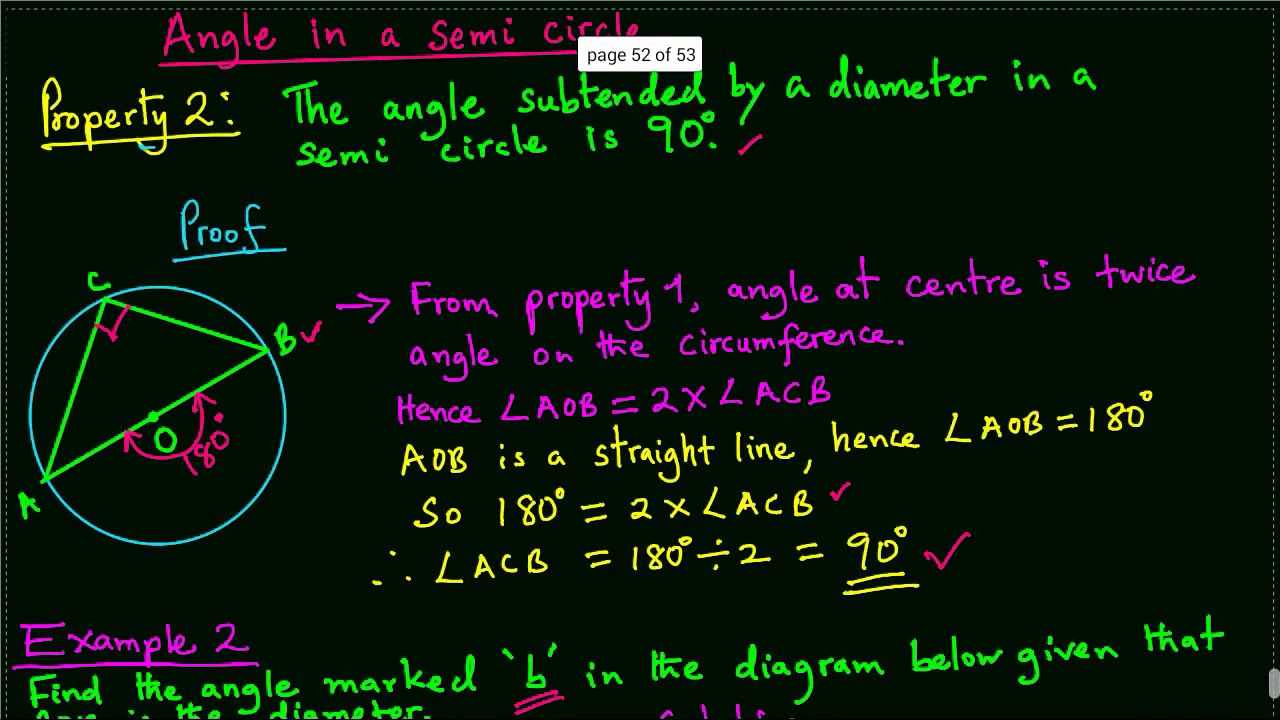 Angle In Semicircle YouTube angle-in-semicircle-youtube
