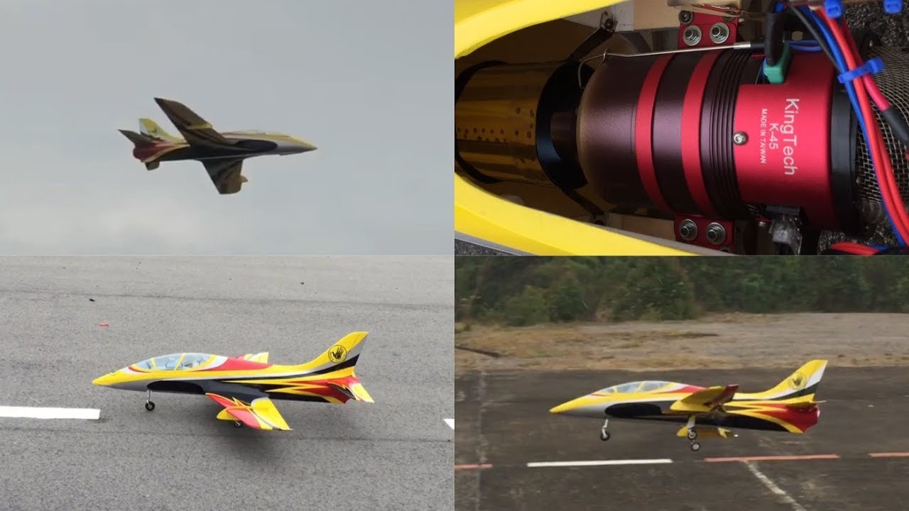 Sebart mini Avanti w/KingTech K45 Turbine Jet@HKMEC - YouTube