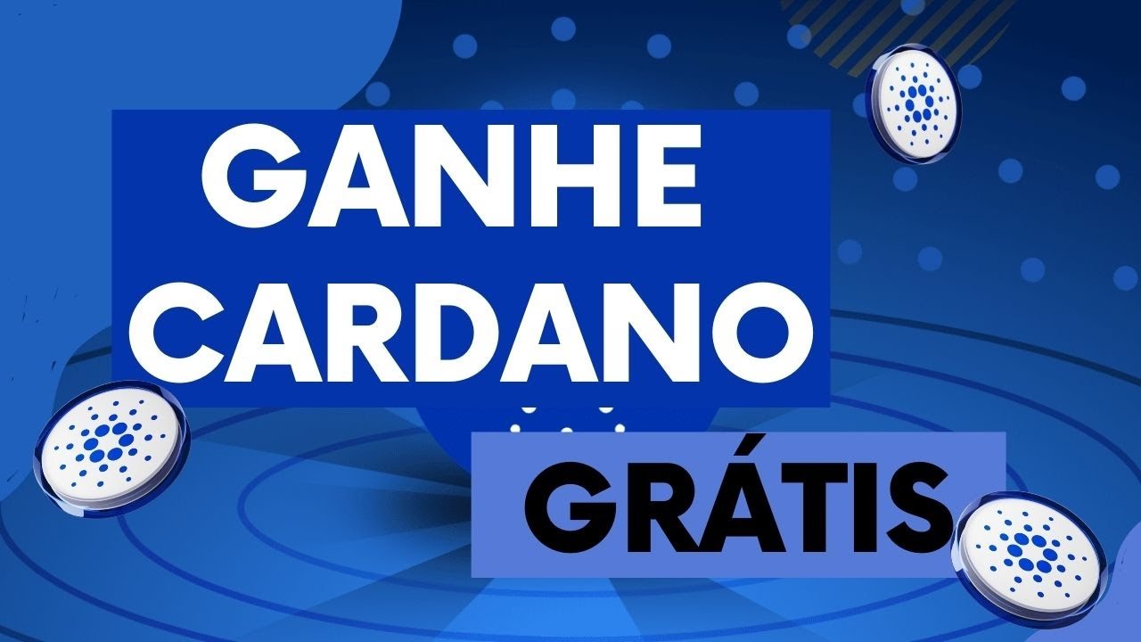 COMO GANHAR CARDANO DE GRAÇA | Cardano Faucet | Ganhar Cardano | Cripto ...