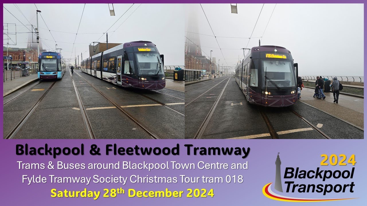 700 - Blackpool & Fleetwood Tramway: Town Centre & FTS Tour tram on ...