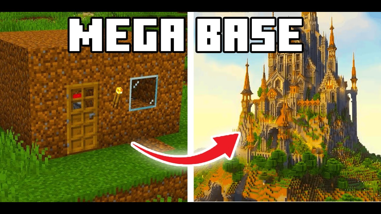 INSANE MEGA BASE IN SMP WORLD MINECRAFT #shorts #minecraft - YouTube