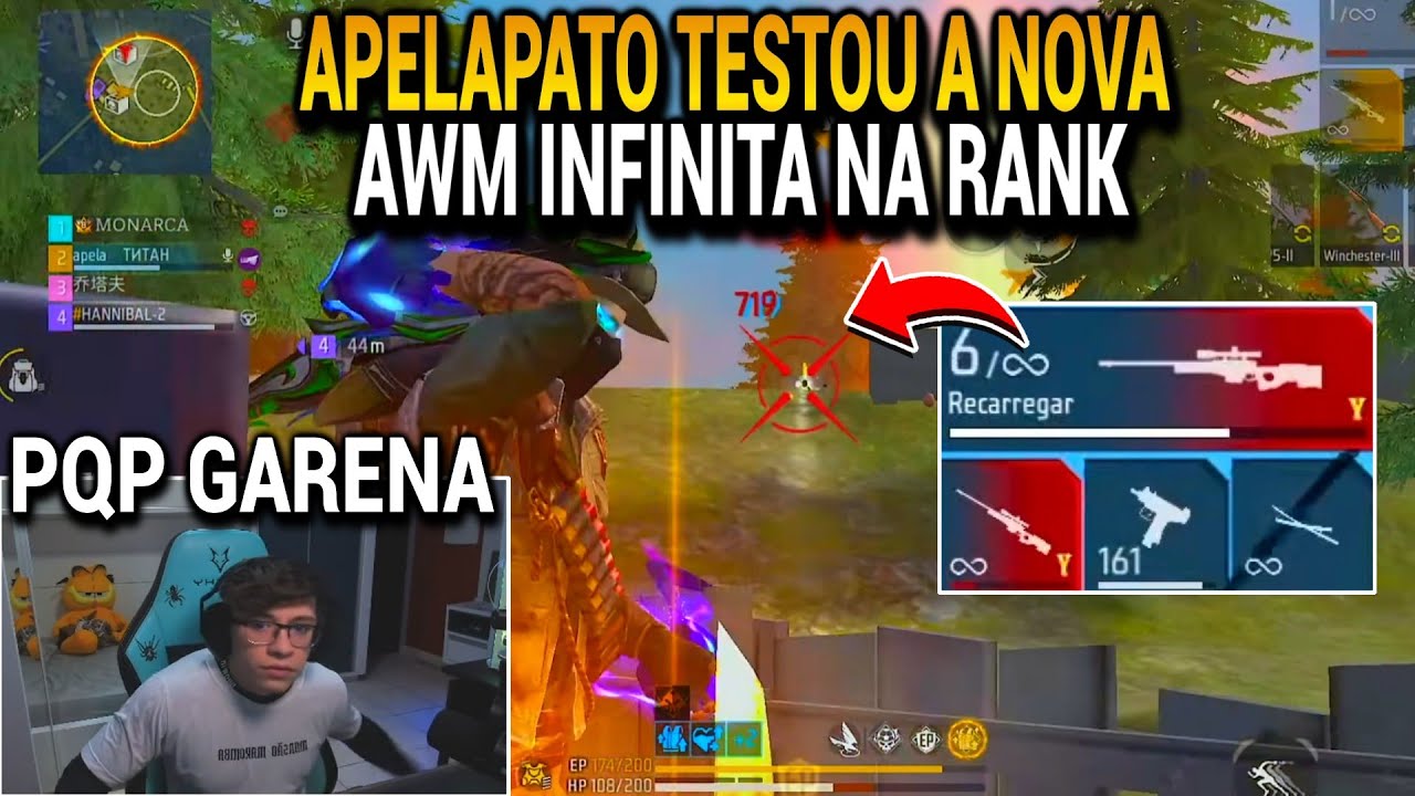 REAÇÃO DO APELAPATO AO USAR 2 AWM INFINITA NA RANQUEADA, QUAL SERÁ O ...