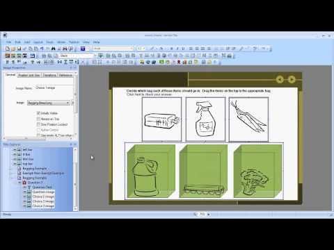 How to Create Drag and Drop Questions in Lectora - YouTube