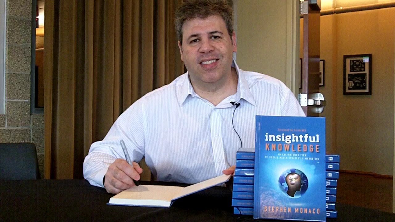 Stephen Monaco Signing Social Strategy Book in Kansas City - YouTube