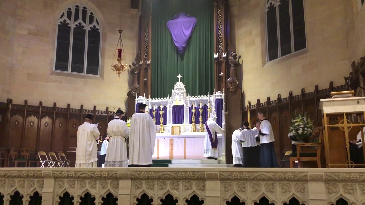 Holy Thursday 2018 (Stripping of Altar) - YouTube