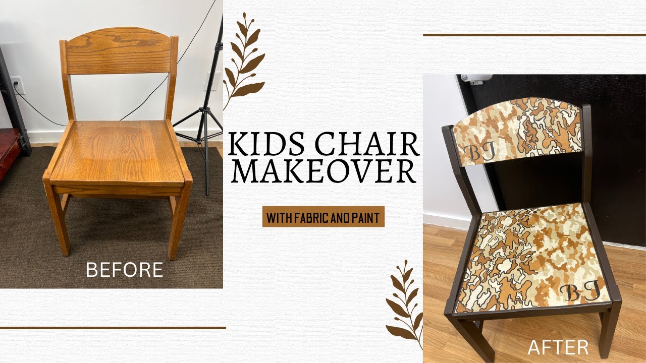 How to Transform a Boring Chair into a Fun Focal Point for Kids! - YouTube