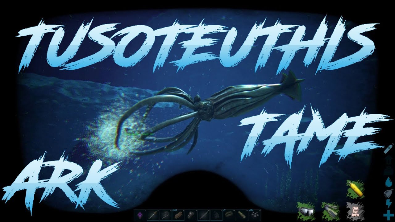 Ark: Survival Evolved Taming Tusoteuthis ''Easy Mode'' Map: Ragnarok ...