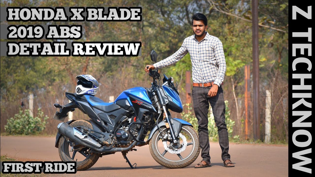 Honda X Blade 2019 ABS Edition Detail Review | Mileage | Price | Pro & Cons | Hindi Z Techknow ...