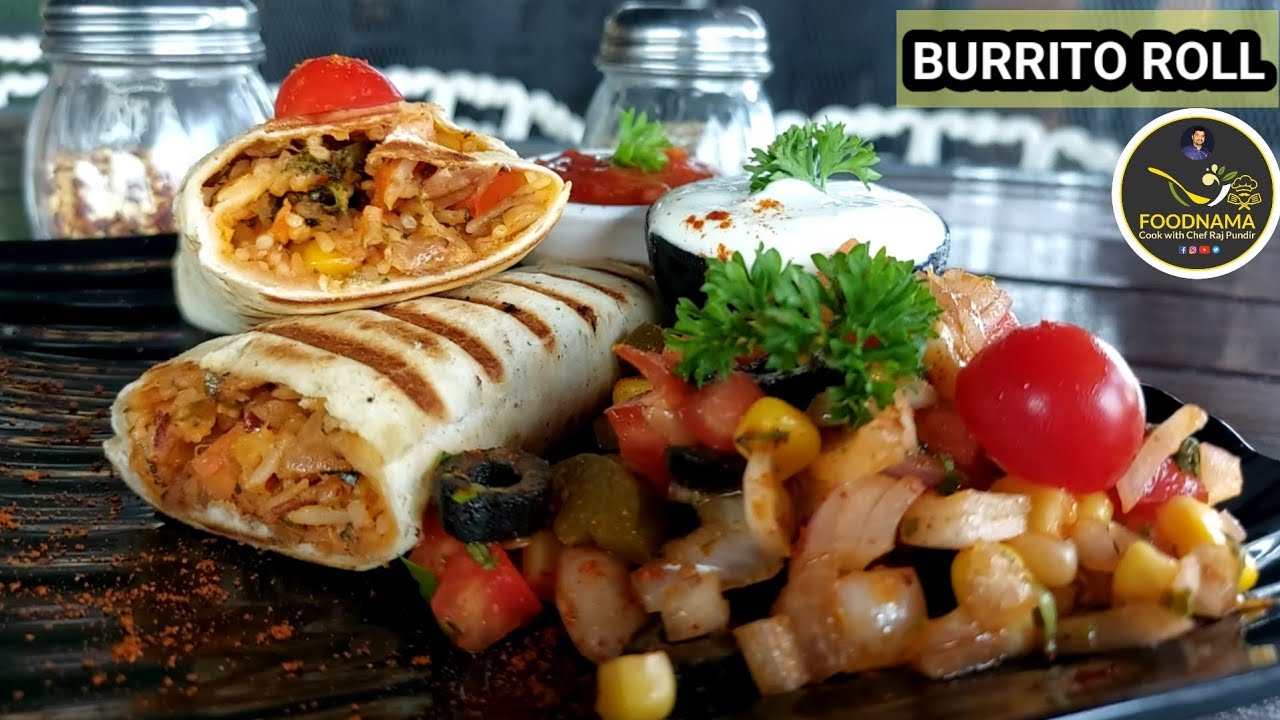 How To Make Burrito Roll | Mexican Burrito | Burrito Bowl | Burrito ...