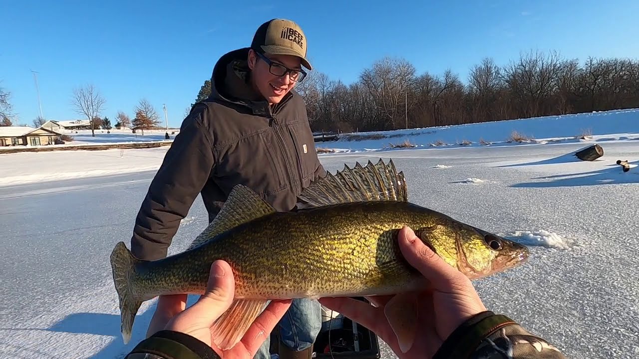 Iowa Ice Fishing Frenzy (Walleye, Crappie, Bluegill) 2021!!!!!! - YouTube