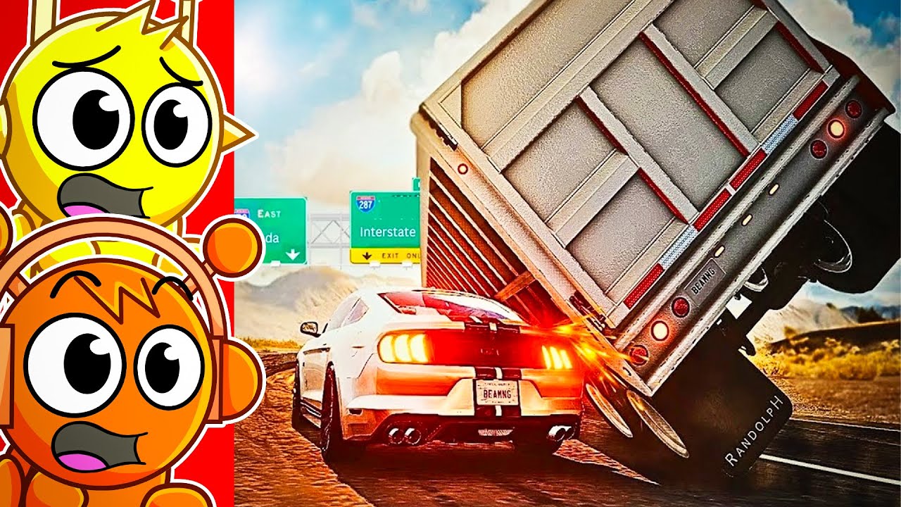 SUPER REALISTIC CAR CRASHES! (Reaction) - YouTube