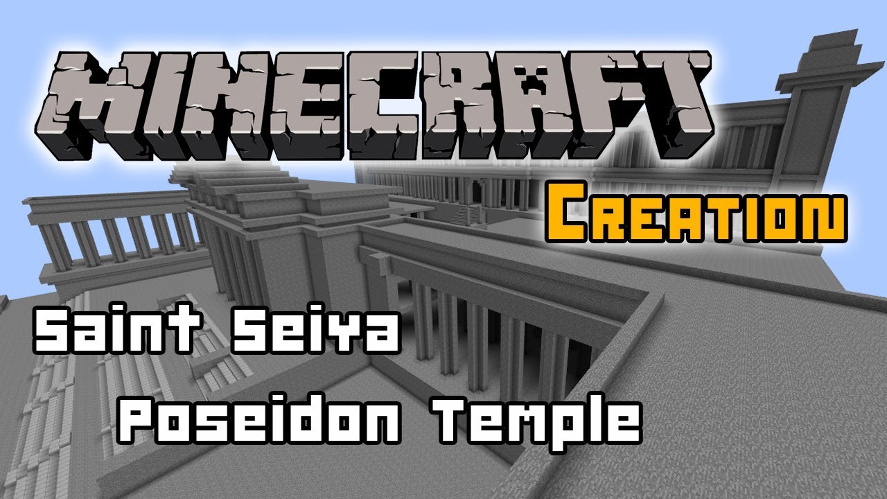 Minecraft Creation - [Saint Seiya] Poseidon Temple - YouTube