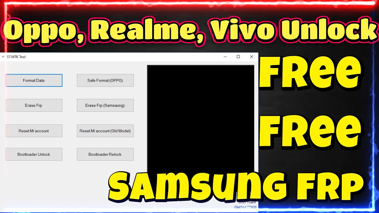 Oppo, Realme, Vivo Unlock Tool Samsung frp bypass 2024 | unlock tool ...