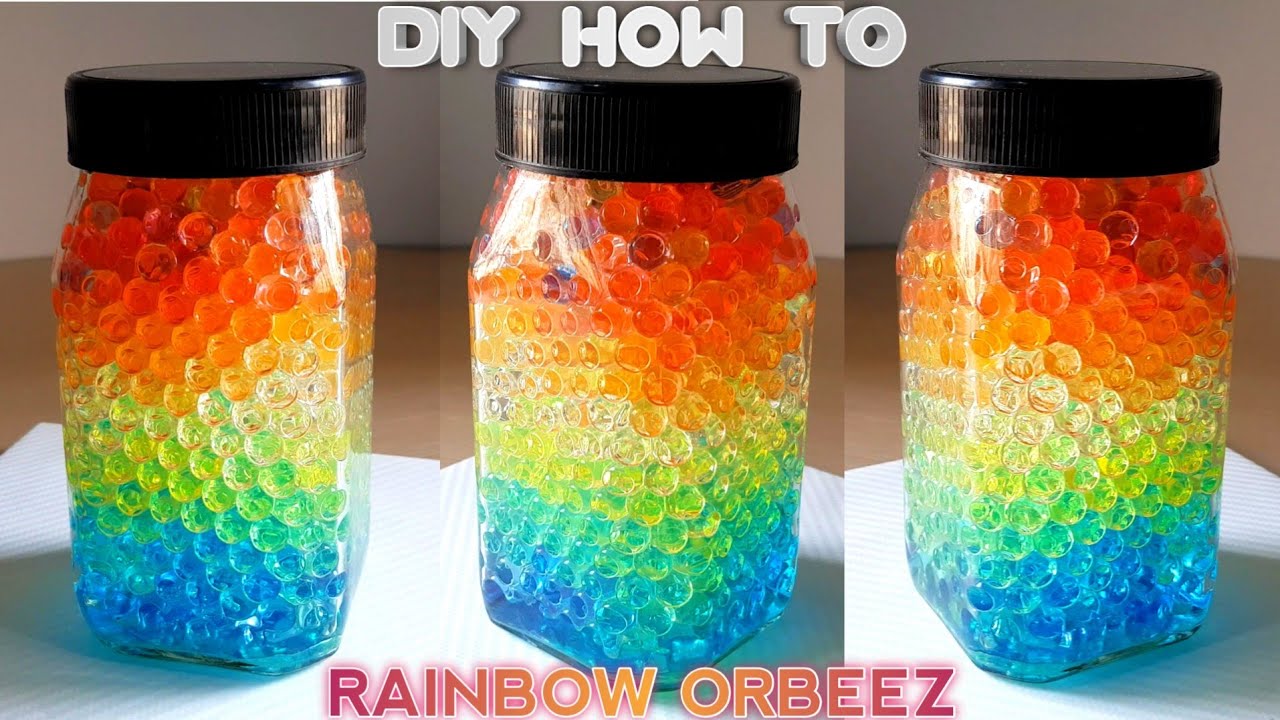 DIY HOW TO RAINBOW ORBEEZ | HOME INTERIOR DECOR STYLE DESIGN | GIFT ...
