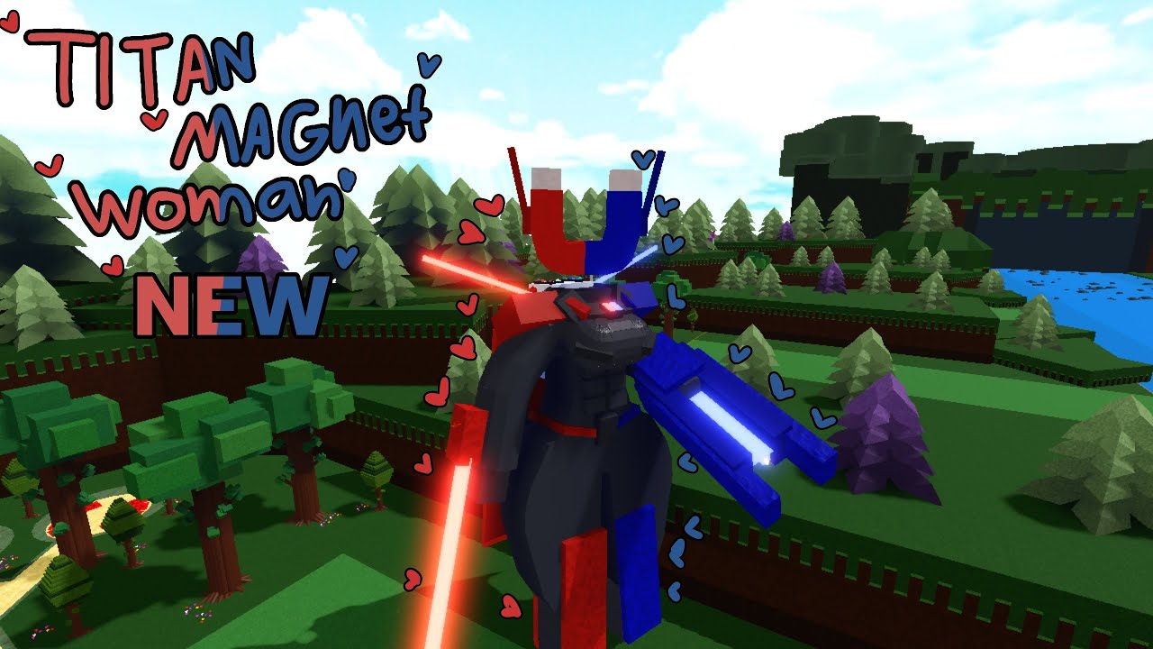 titan magnet woman l like a sus new 😏 l build a boat - YouTube